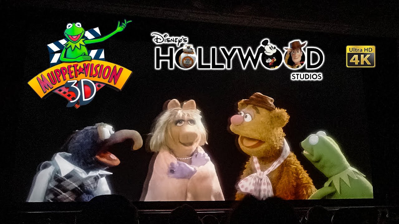 Muppet Vision 3D with Preshow Complete 4K Disney's Hollywood Studios ...