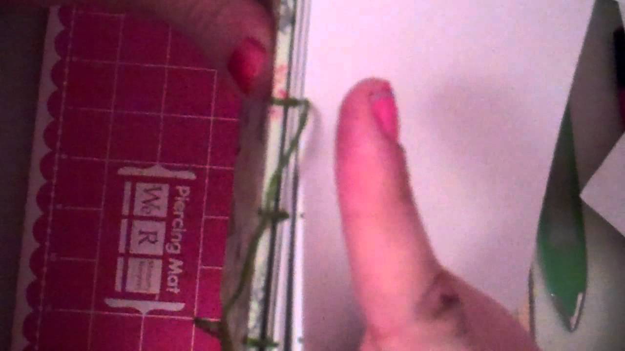 Easy Handmade Coptic Stitch Journal/Notebook Tutorial Part 4 - YouTube