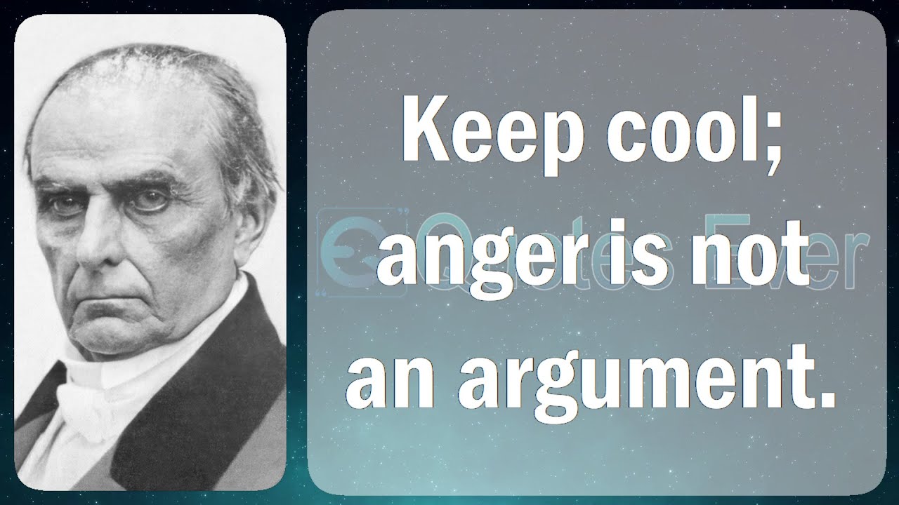 Daniel Webster 42 Quotes Inspirational, Famous, and Motivational Life ...