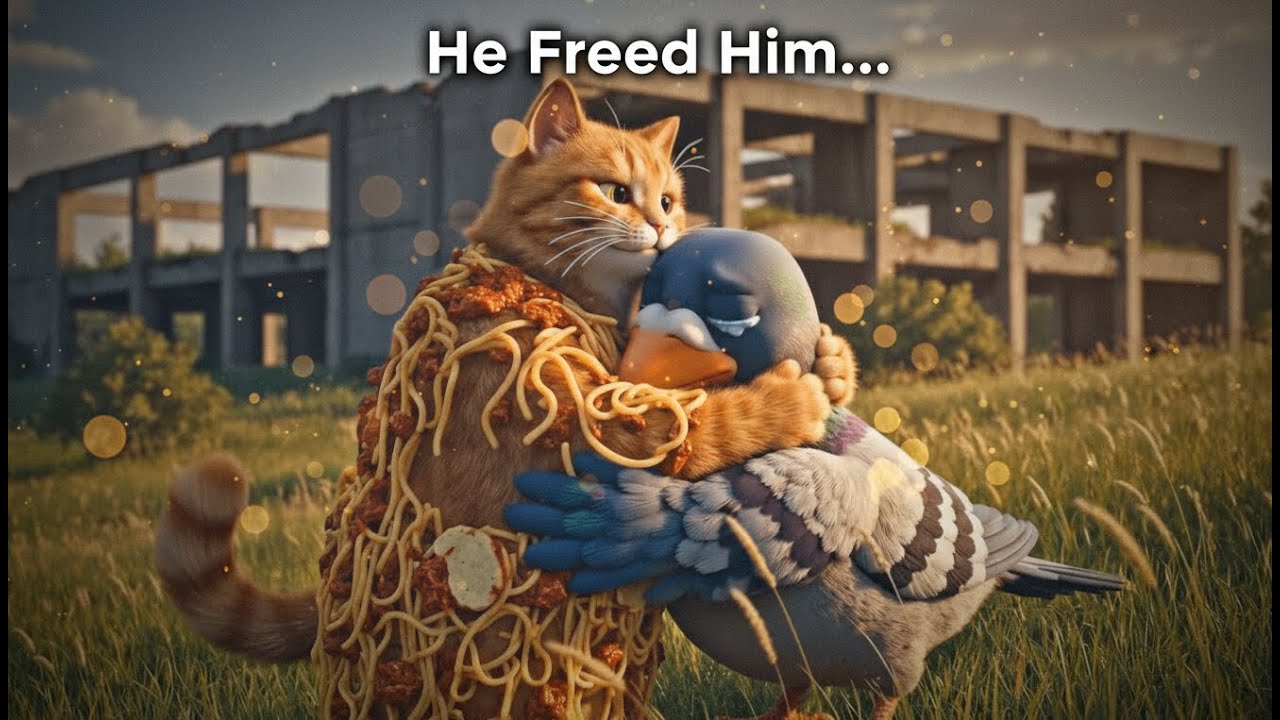 Spaghetti Cat & Pigeon: A Strange Rescue - YouTube