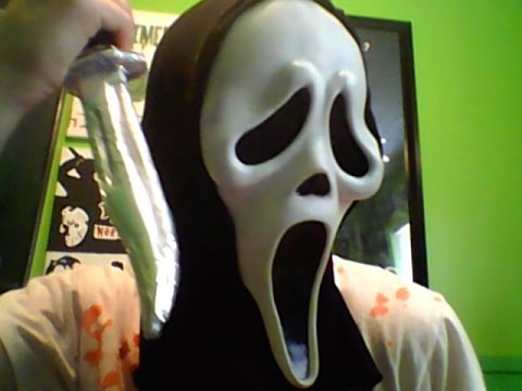 Modified 2010 Ghostface mask and Buck 120 General - YouTube