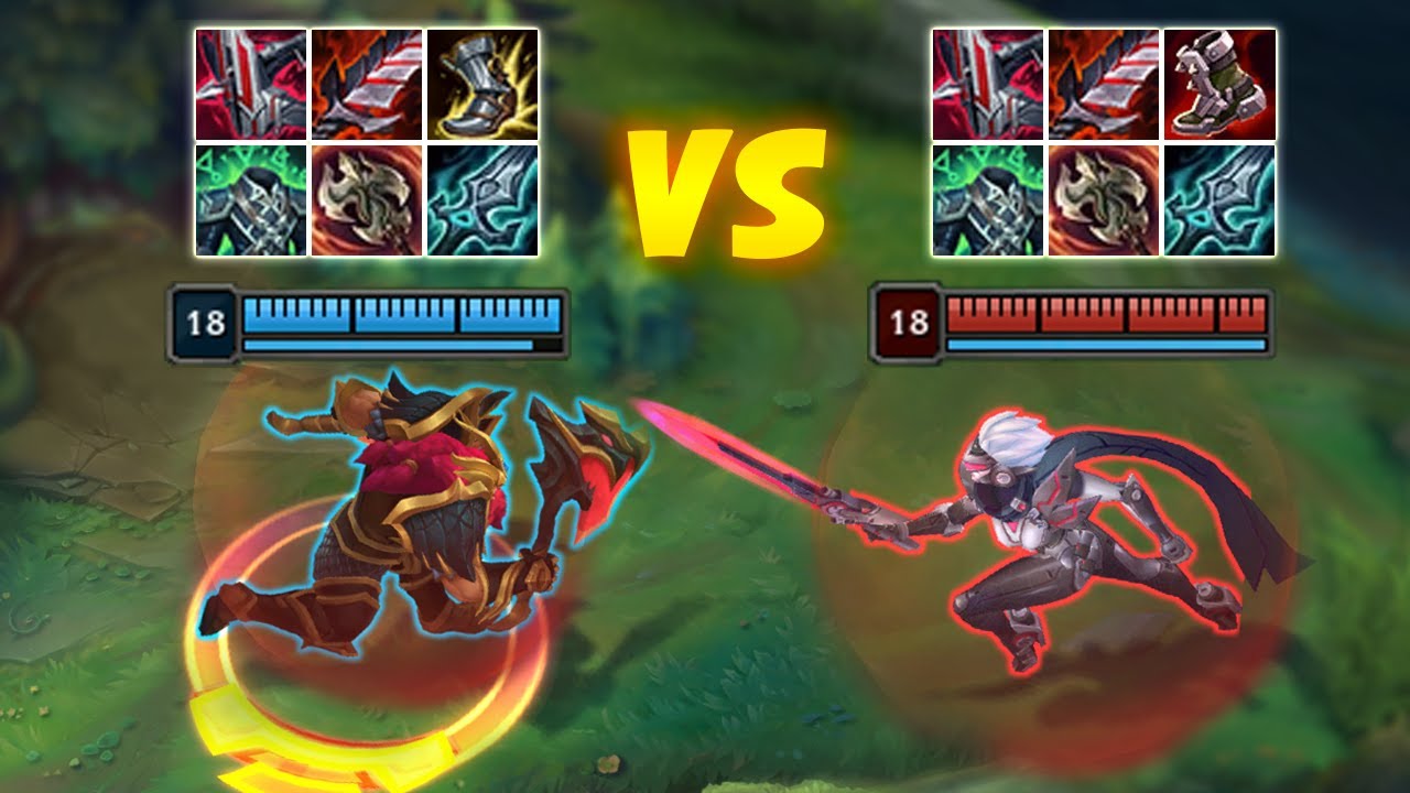 OLAF vs FIORA Full Lifesteal Fights (League of Legends) - YouTube