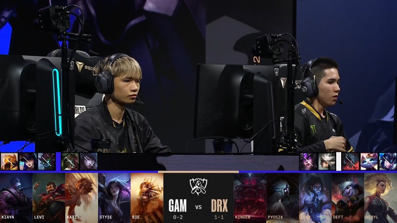 【2022全球總決賽】小組賽 第四天 GAM vs DRX - YouTube