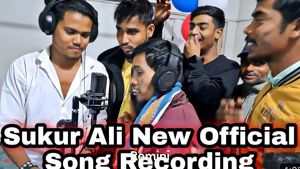 Upcoming Sukur Ali New Song ! Recording Time ! Sukur ali New Official ...