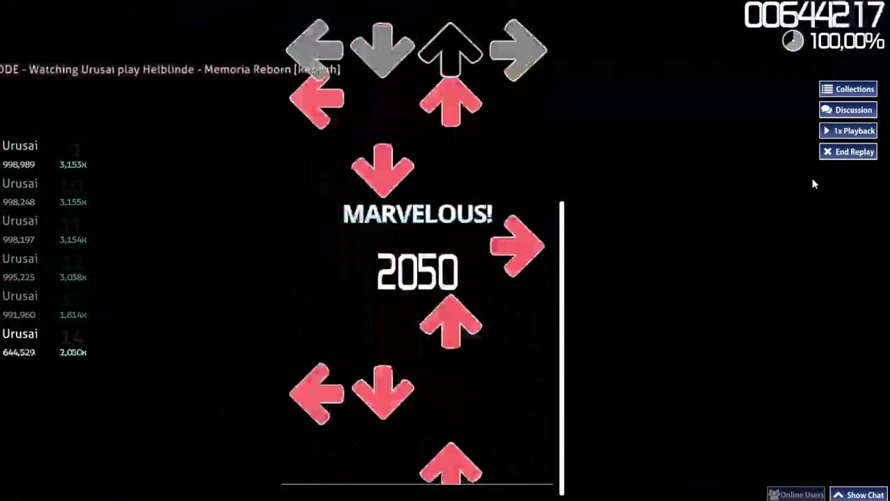 [osu!mania 4k] Helblinde - Memoria Reborn [Rebirth] - SS (100%) - YouTube