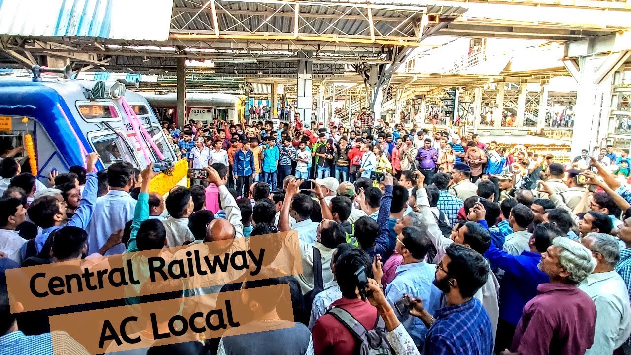 Central Railway AC Local Train Full Journey - YouTube