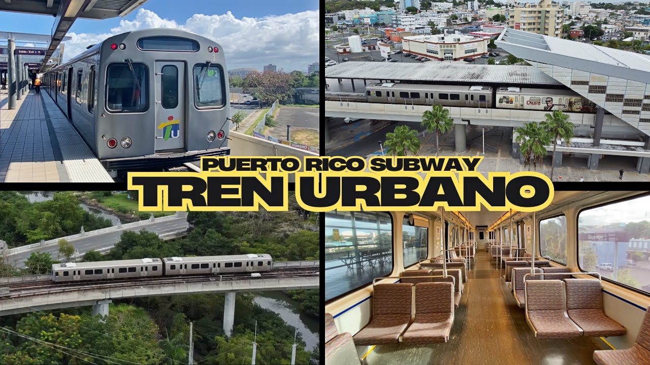 Riding Puerto Rico Subway | #SanJuan to #Bayamon | Tren Urbano ...