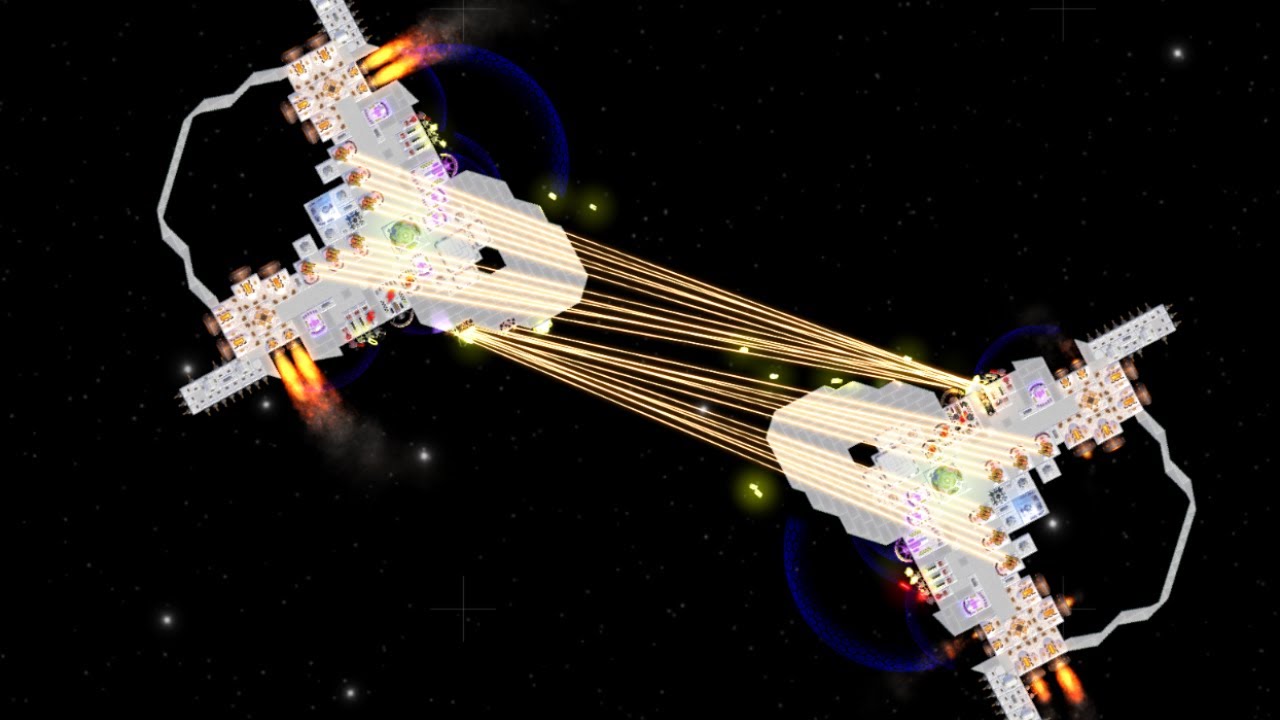 Cosmoteer Engineering: Enhancing the Mining Laser-Focused Ship - YouTube