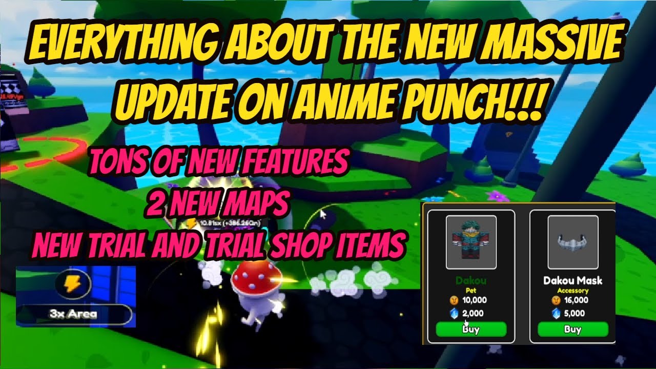 Everything about the New Massive Update on Anime Punch!!! - YouTube