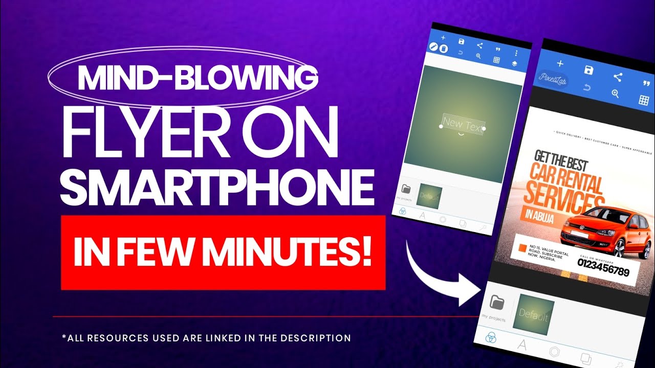 LEARN HOW TO CREATE THIS MIND-BLOWING FLYER ON YOUR SMARTPHONE IN ...