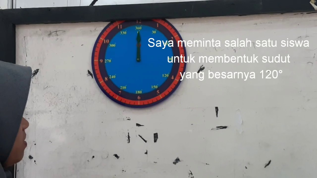 CARA MUDAH BELAJAR SUDUT DENGAN JAM SUDUT - YouTube