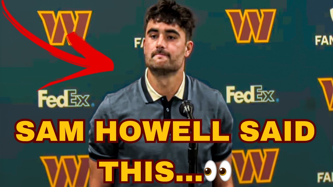 Sam Howell SAID THIS In His Press Conference After The Commanders ...