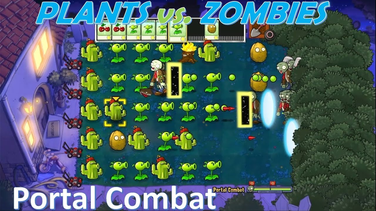 PLANTS vs. ZOMBIES [PS3] Portal Combat [MINI JUEGOS] - YouTube