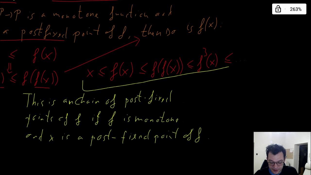 Logifun 05 - pre/post-fixed points, monotonicity, continuity, CPOs & the Tarski Fixed Point ...