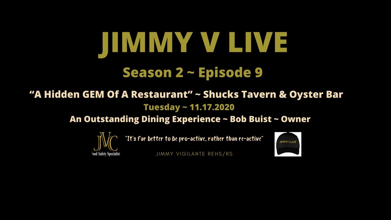 Jimmy V Live ~ Season 2 Episode 9 ~ “A Hidden GEM of a Restaurant ...