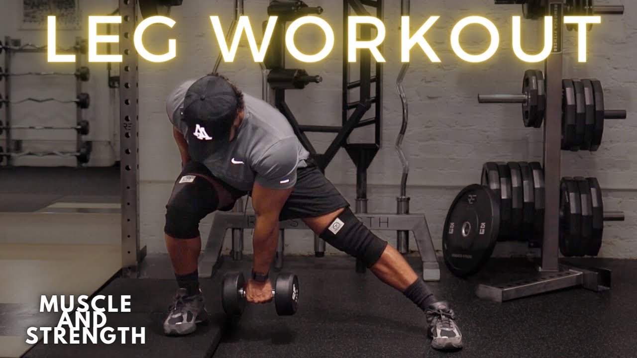 Best Leg Workout Quads and Hamstrings | Muscle and Strength - YouTube