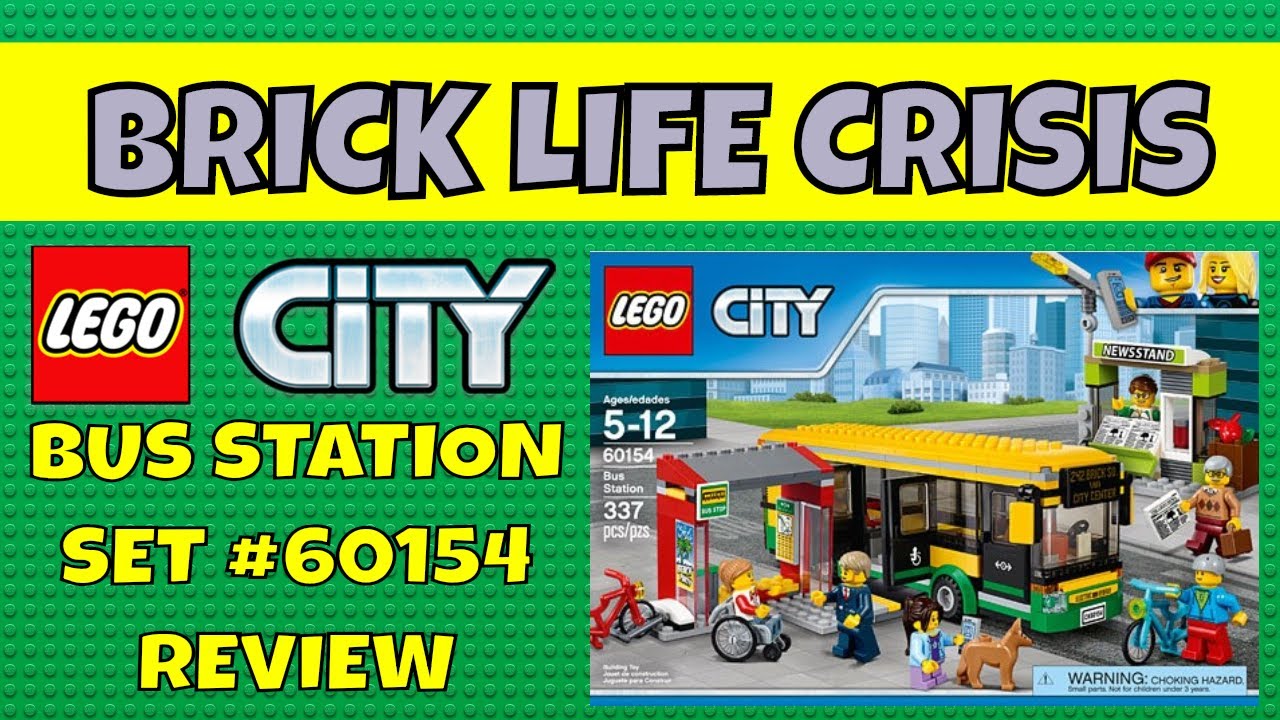 LEGO City Bus Station Set #60154 - YouTube