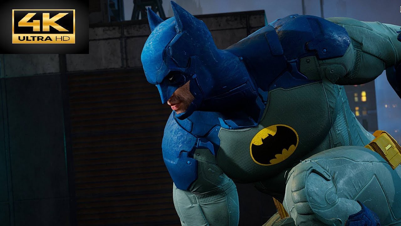 Gotham Knights - Classic Batman Blue & Gray SUIT MOD l Review ...