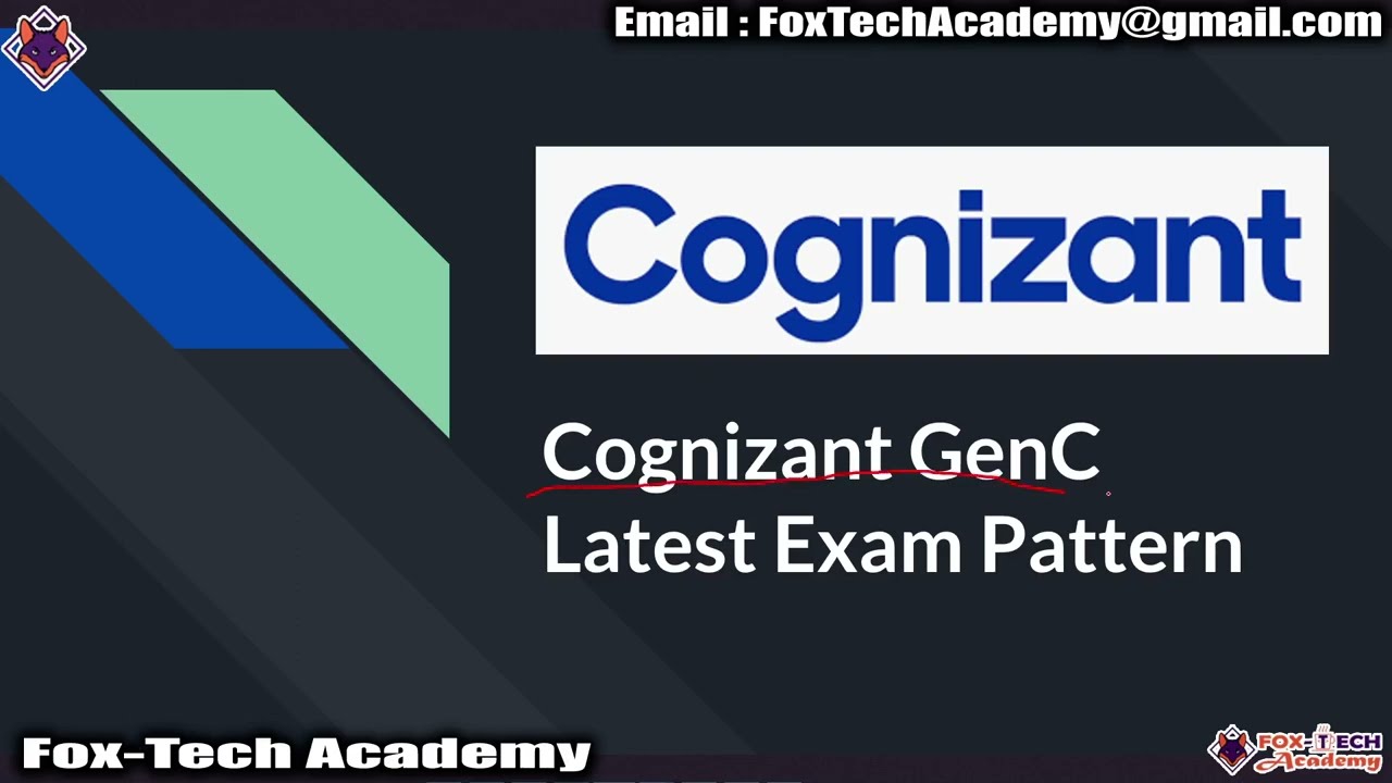 Cognizant Genc Latest Exam Pattern 2023 Cognizant Latest Exam Pattern Youtube