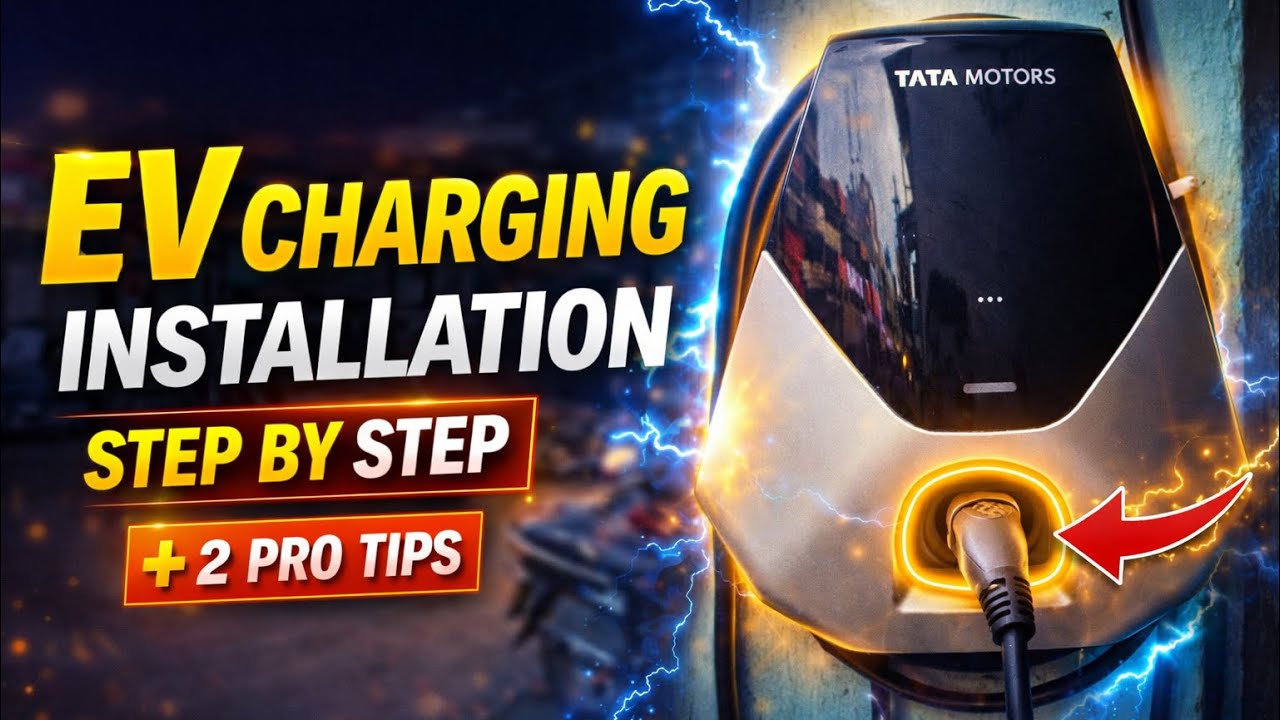 Tata Nexon Ev 45 Charger Installation 7.2 KW 2025 | Nexon EV 7.2 KW ...