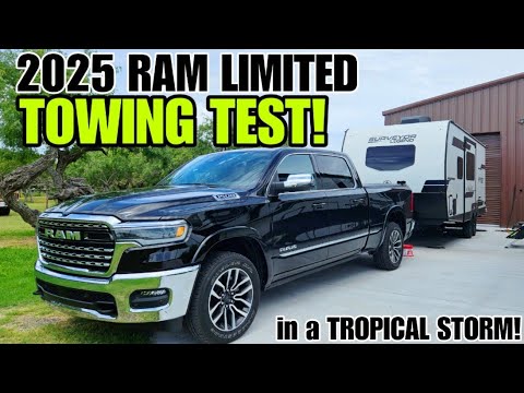 TOWING TEST! 2025 RAM 1500 Limited All New I-6 with the 6,500lbs ...