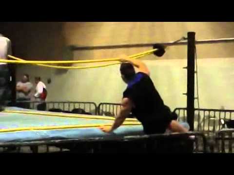 Rob Terry Takeing down the Wrestling Ring - YouTube