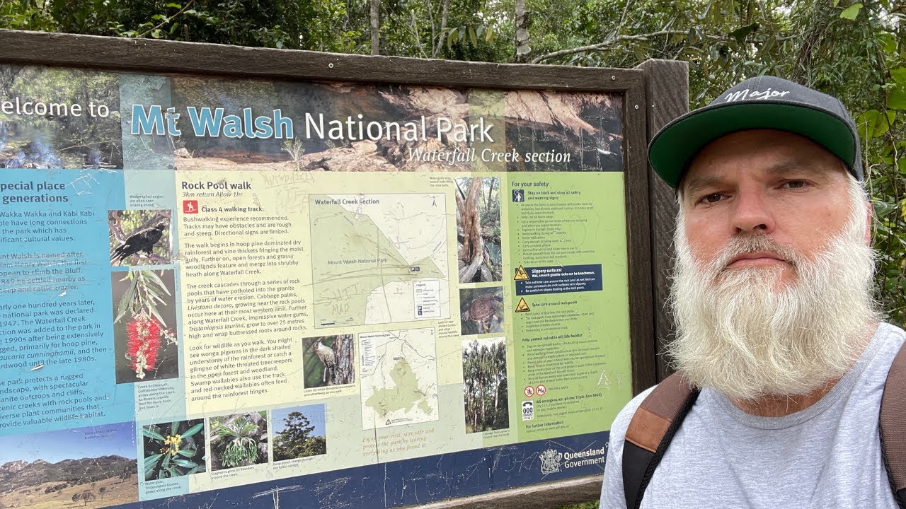 Utopia Falls Mt Walsh WATERFALL Creek National Park Walk Queensland ...