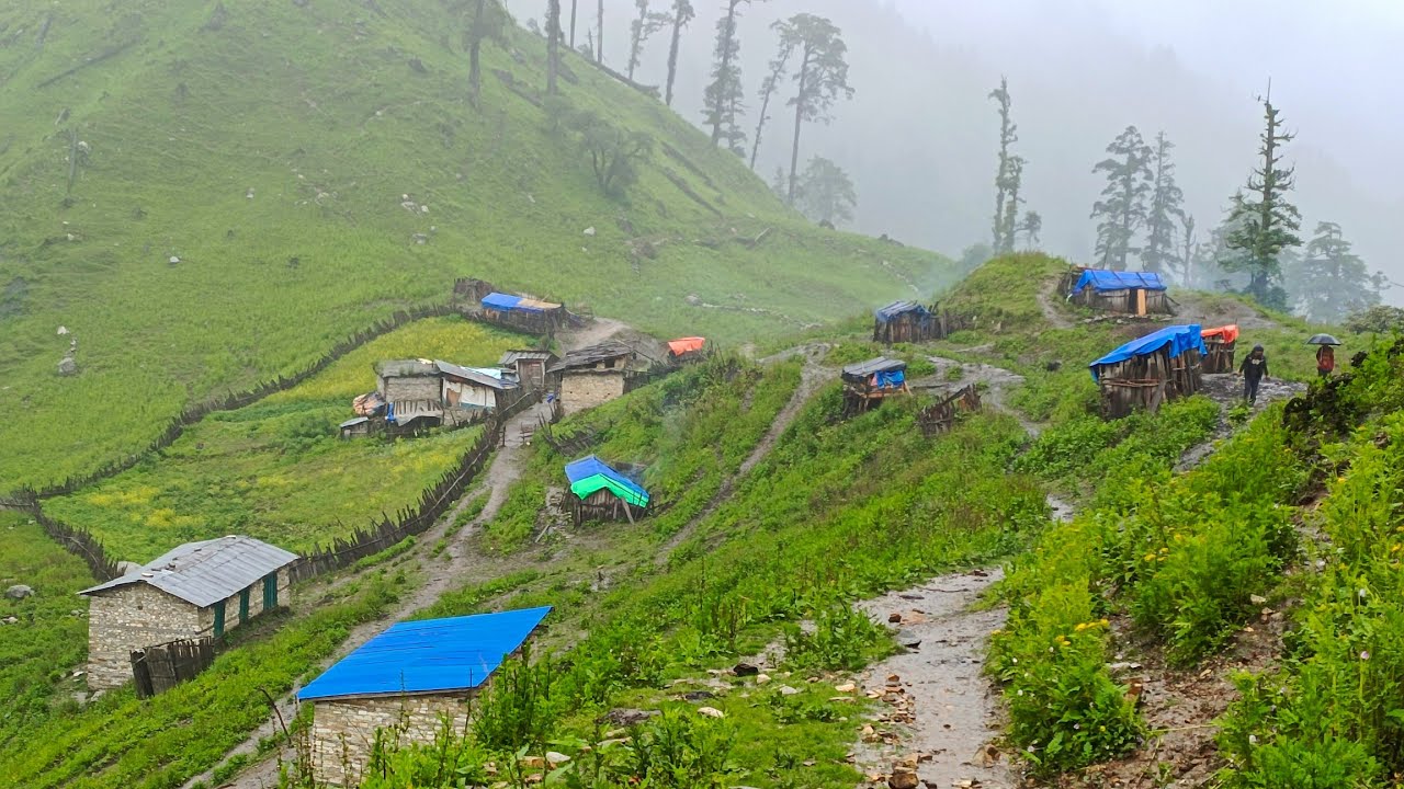 Most Peaceful And Relaxing Natural Mountain village Life ||Life with ...