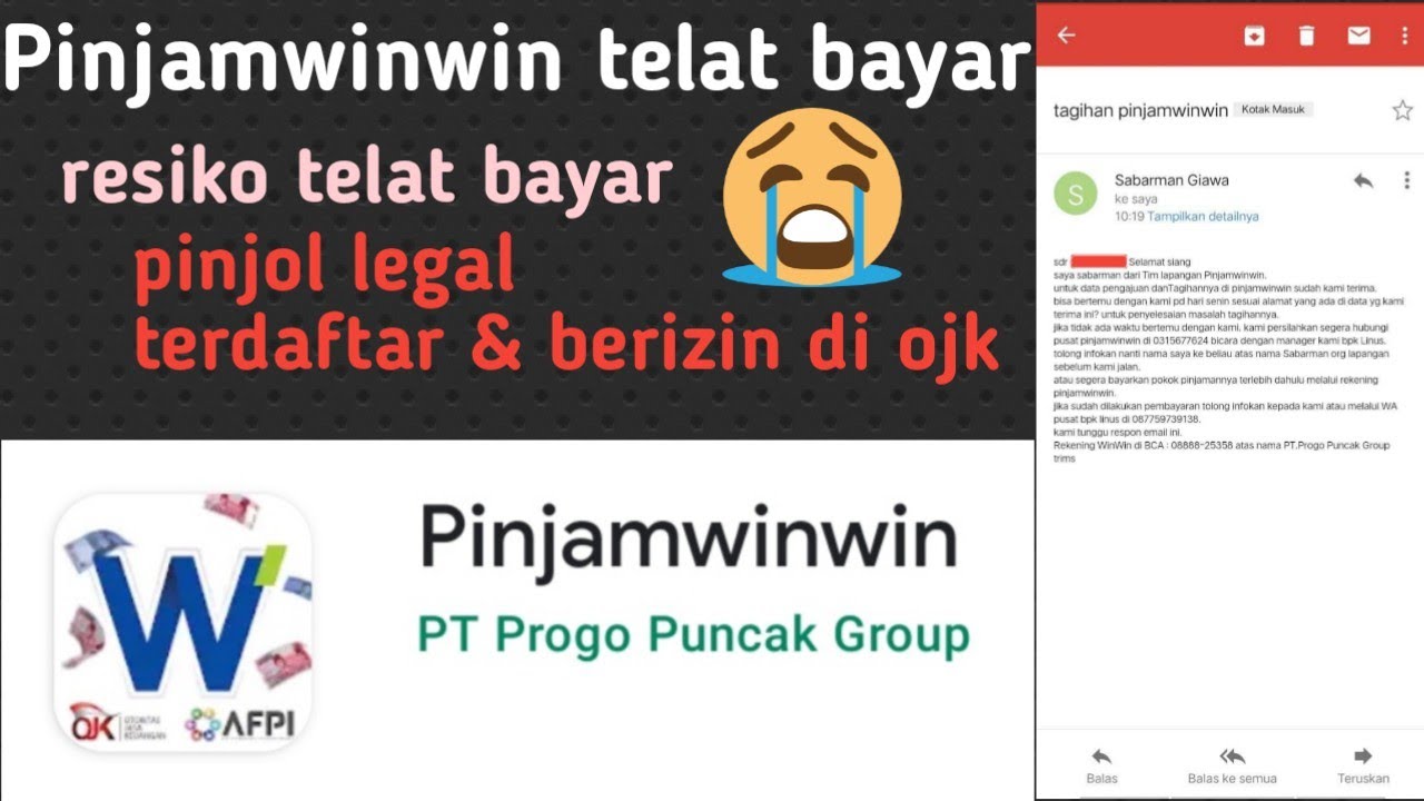 PinjamWinWin telat bayar - YouTube