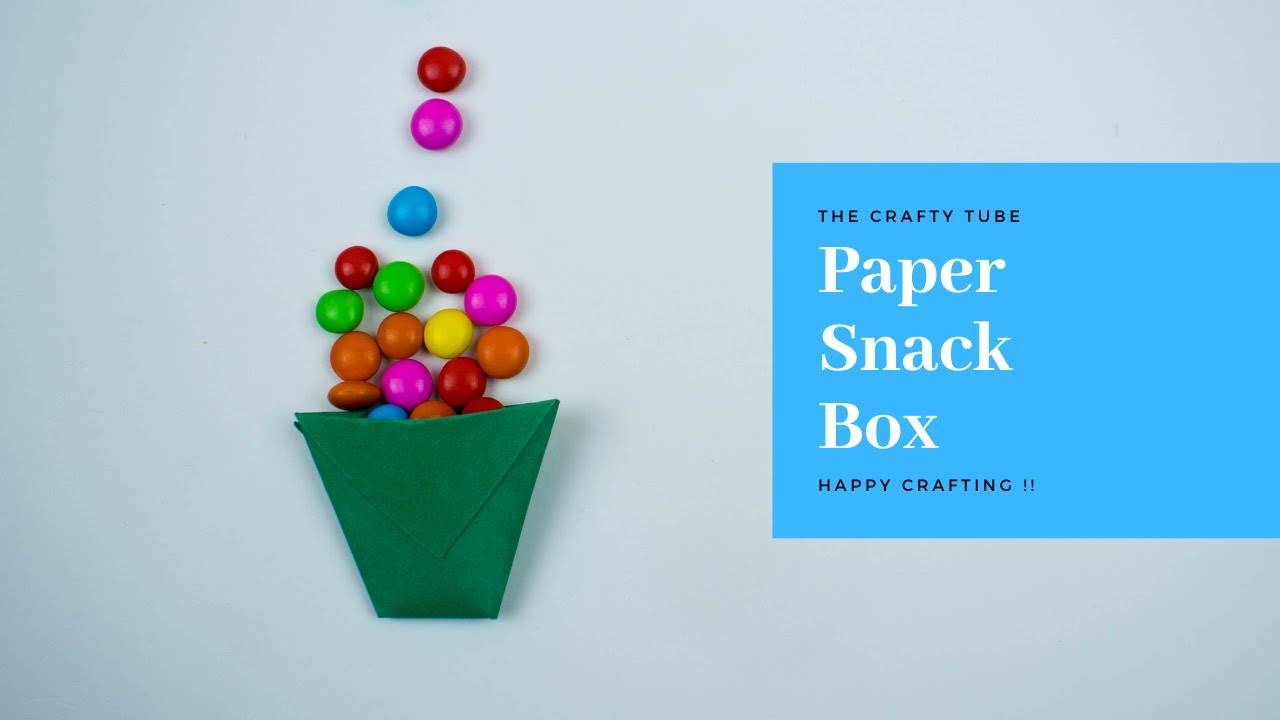 Snacks Box - DIY - YouTube