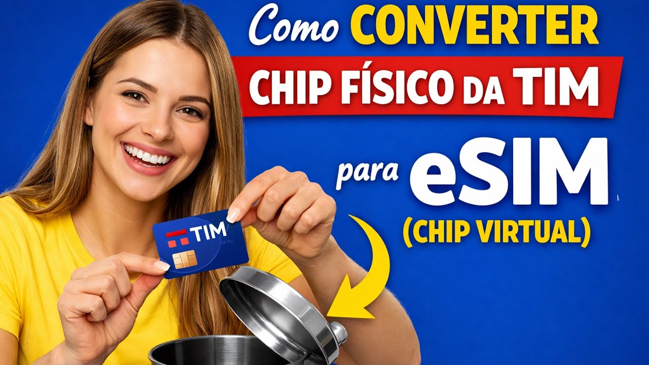 Como TROCAR CHIP FÍSICO DA TIM para eSIM NOVO (CHIP VIRTUAL) ! - YouTube