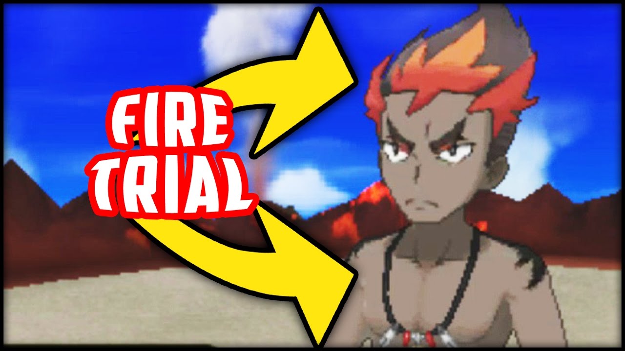 POKEMON SUN - Fire Trial! - Part 14 - Gameplay Walkthrough (Full Let's ...