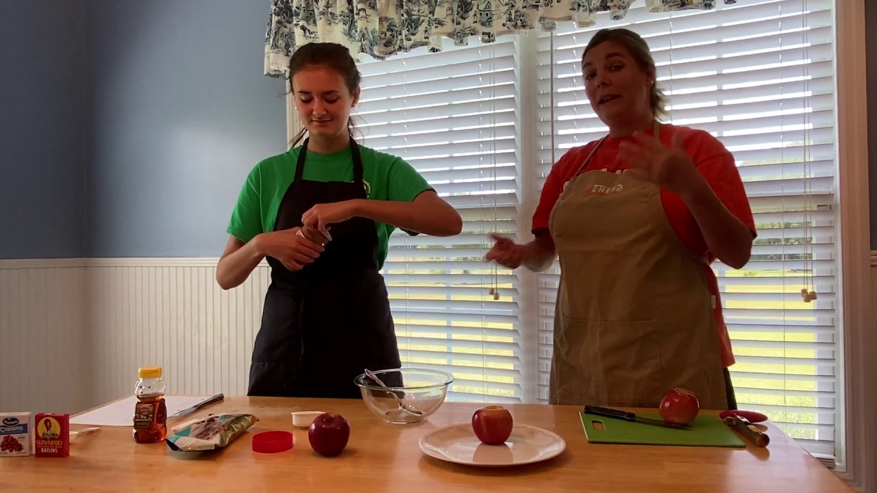 Cooking Camp: Apple Cartwheels - YouTube
