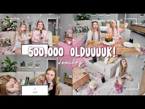 KUTLAMA YAPIYORUUUZ!🥳 (500.000 olduuuuk!🎉) VLOG