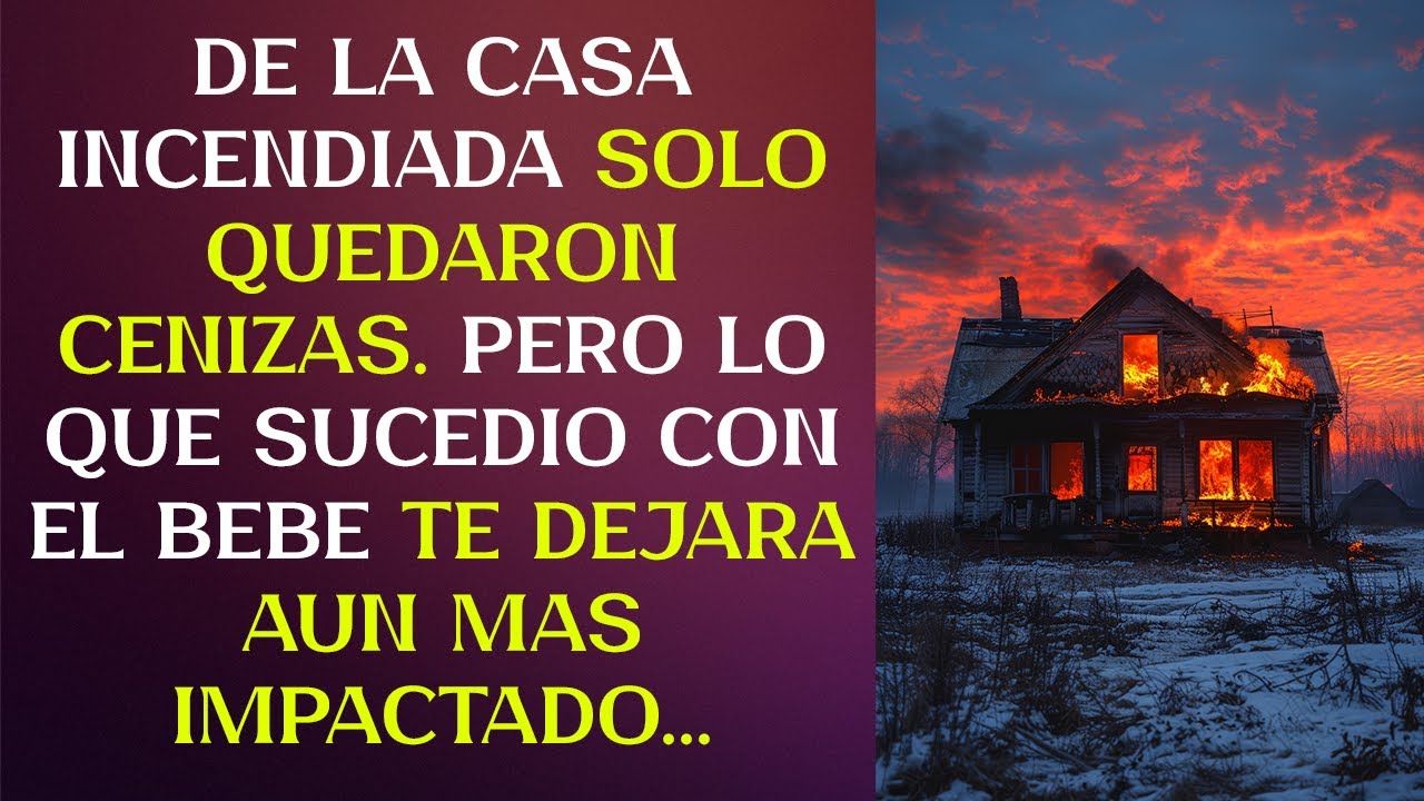 Del incendio solo quedaron cenizas. Pero lo que sucedió con el bebé te ...