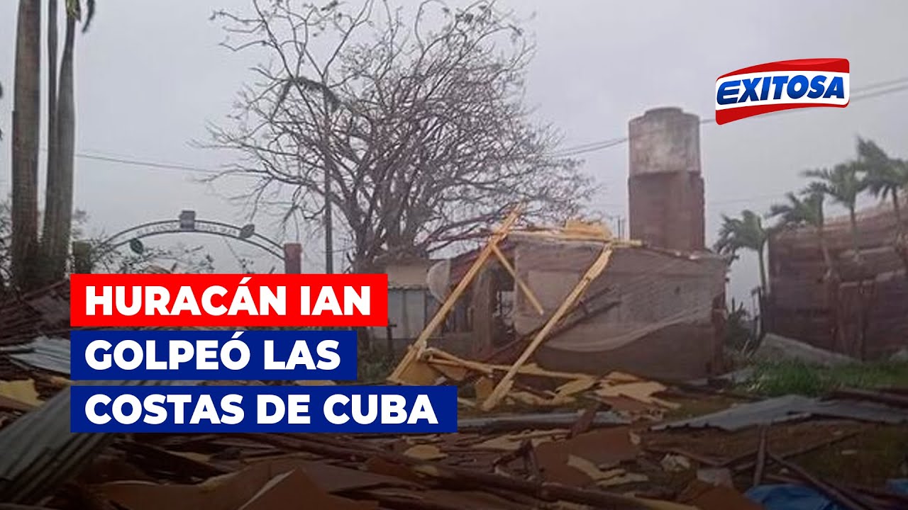 🔴🔵Cuba: Huracán 'Ian' golpeó las costas de la ciudad Pinar del Río ...