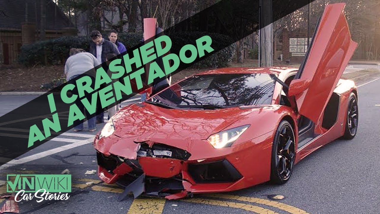 I crashed an Aventador - YouTube