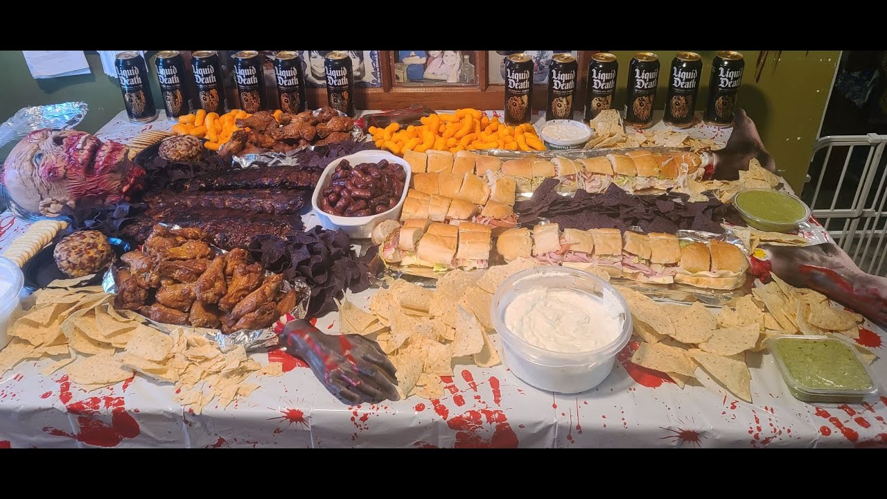 DIY Zombie party platter - YouTube