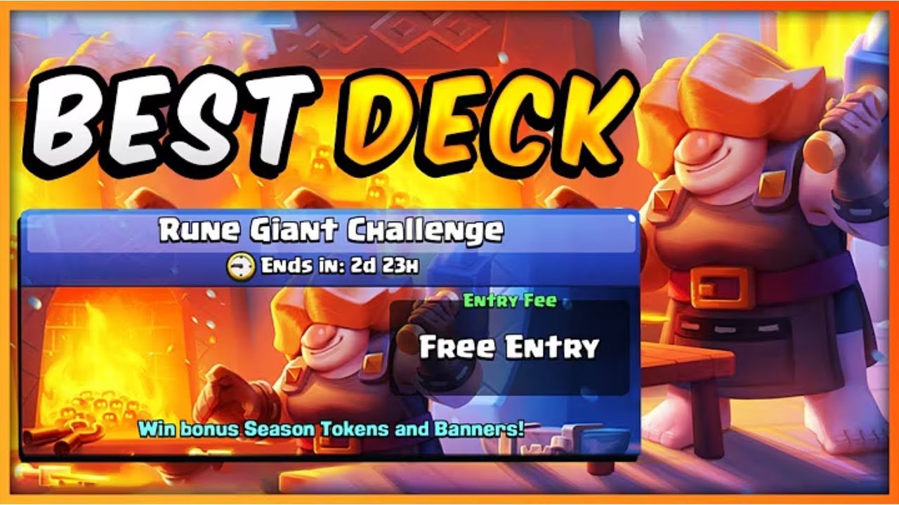 The best deck for the giant runic challenge win 12-0 easy - YouTube