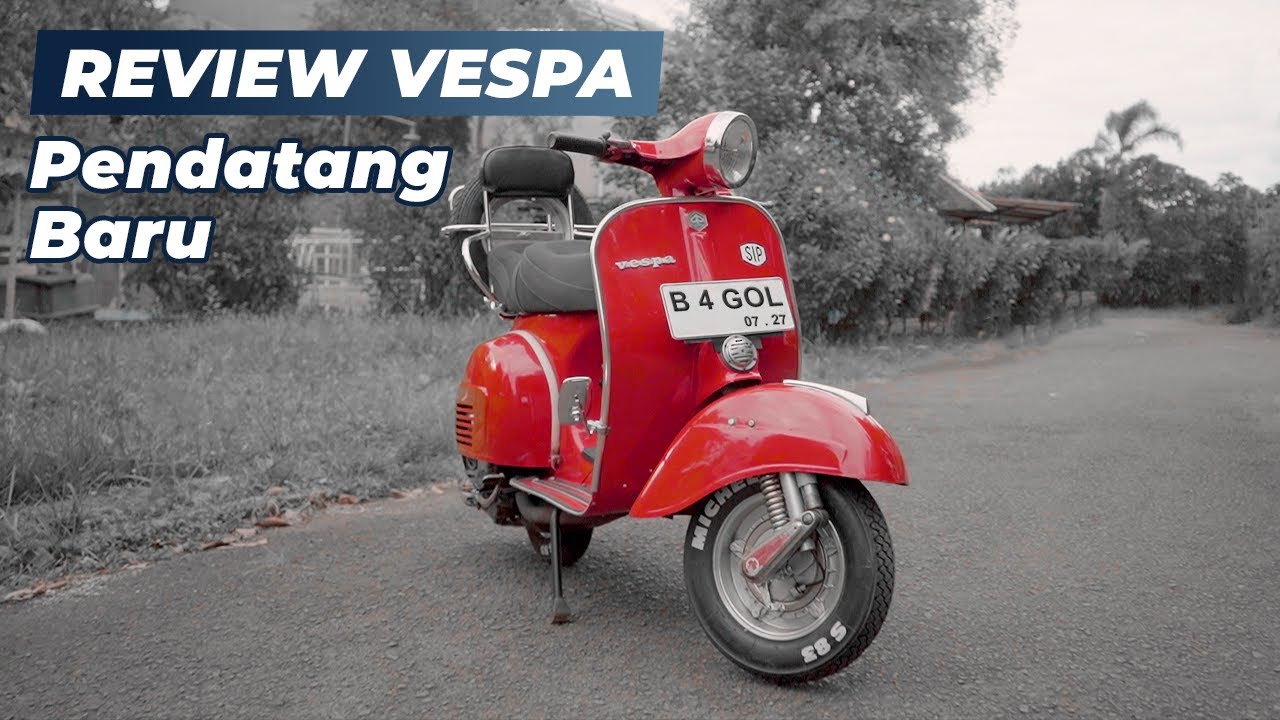 Mari Kita Review PENDATANG BARU dirumah!!! Vespa Sprint Bagol Merah ...