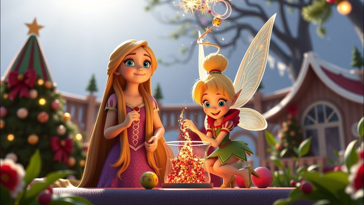 Rapunzel & Tinker Bell Save the Christmas Science Fair! 🎄🧪 - YouTube