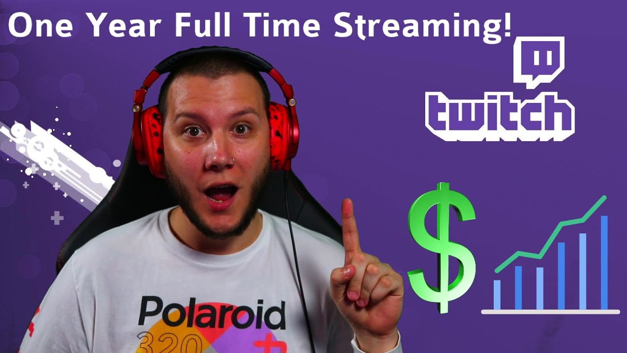 One Year Full Time Streaming on Twitch! - YouTube