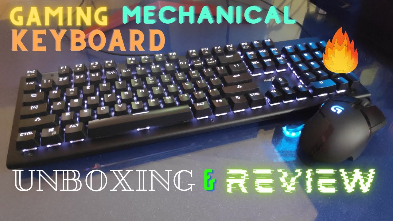 Red Gear L Claw Gaming Mechanical Keyboard | Budget king | Unboxing ...