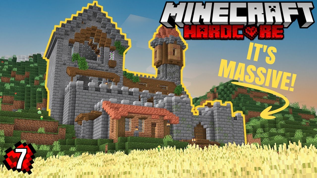 I Built The ULTIMATE SURVIVAL CASTLE In HARDCORE MINECRAFT - YouTube
