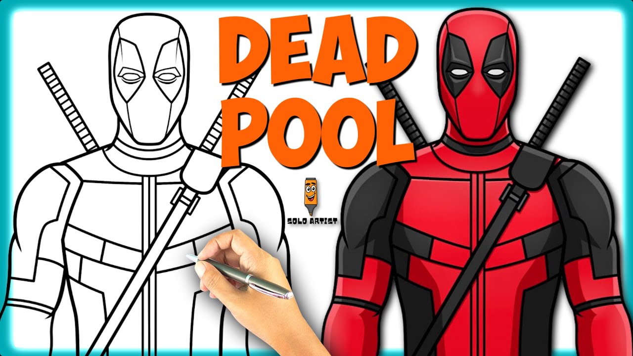 How to DRAW DEADPOOL | Simple & Easy - YouTube