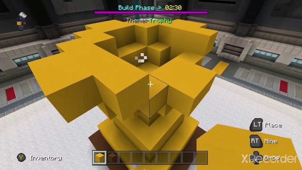 I won with a trophy! Minecraft Build Battle - YouTube
