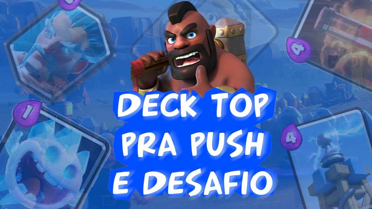 Clash Royale - MELHOR DECK PARA PUSH E TORNEIO?! - YouTube