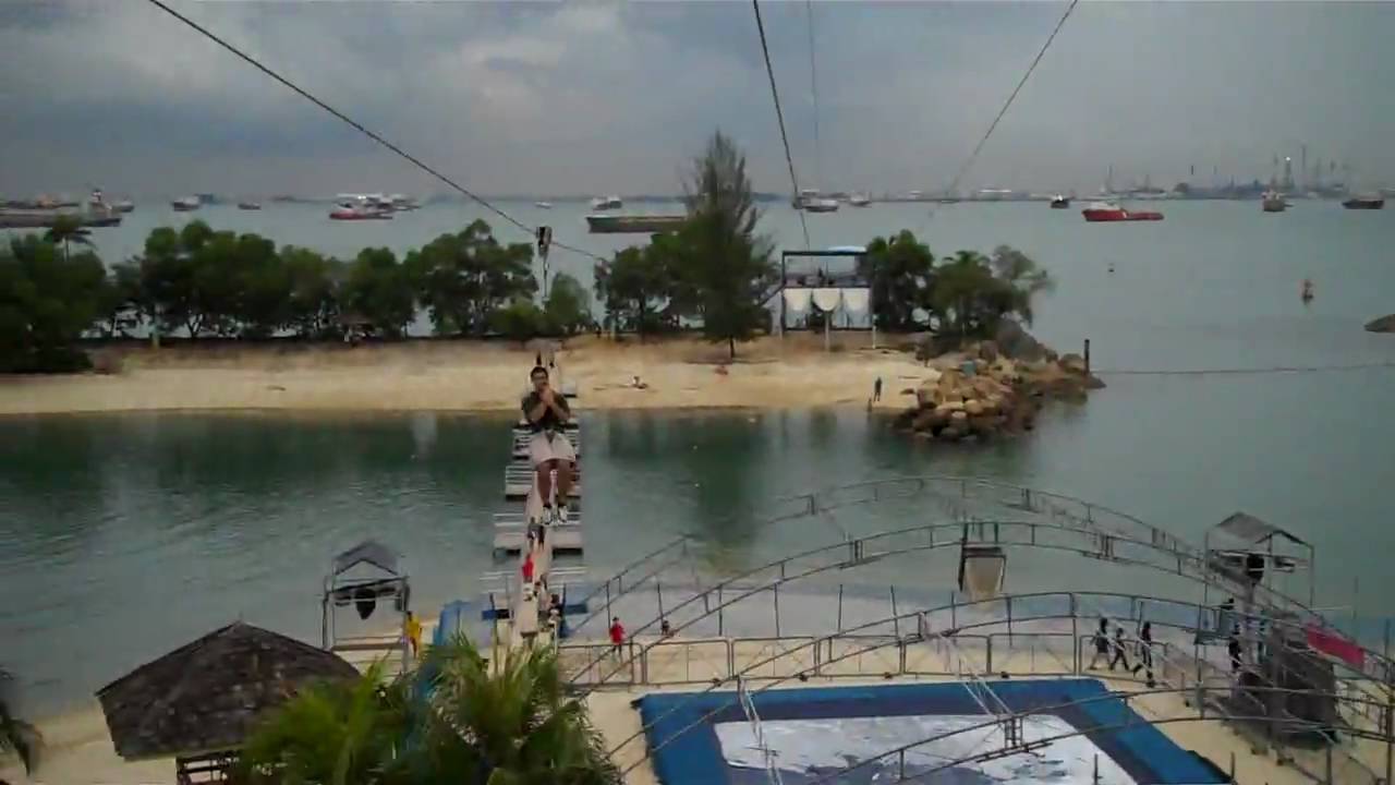 MegaZip Adventure - Sentosa Island, Singapore - YouTube