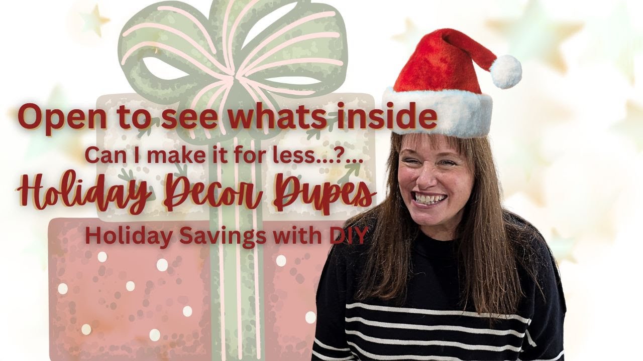 Holiday Decor Dupes | Can I make it for Less | Budget Saving Home Decor ...