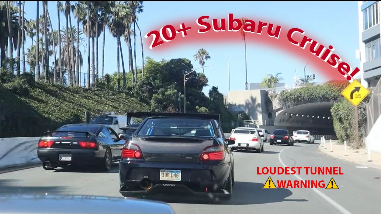 20+ Subarus Terrorize PCH! - YouTube